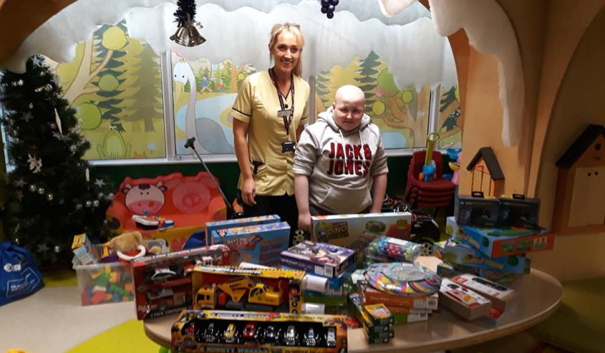 PICTURE: Carlow hero Brandon Bolger donates toys to Our Lady's Children ...