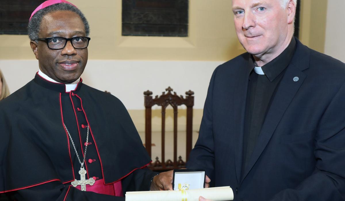 PICTURE: Carlow College, St Patrick's award the St Columbanus Medal to ...