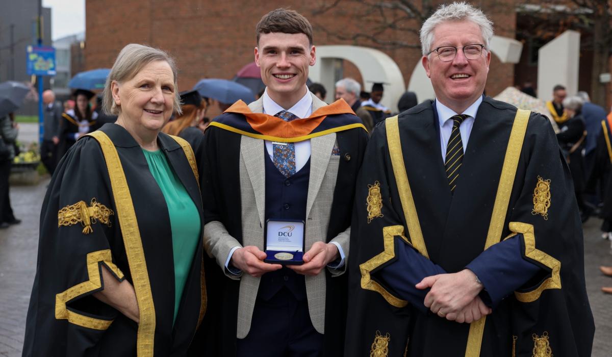 Carlow footballer receives DCU's highest student award - Carlow Live