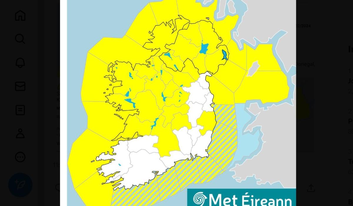 Seven more counties included in status yellow snow and ice warnings ...