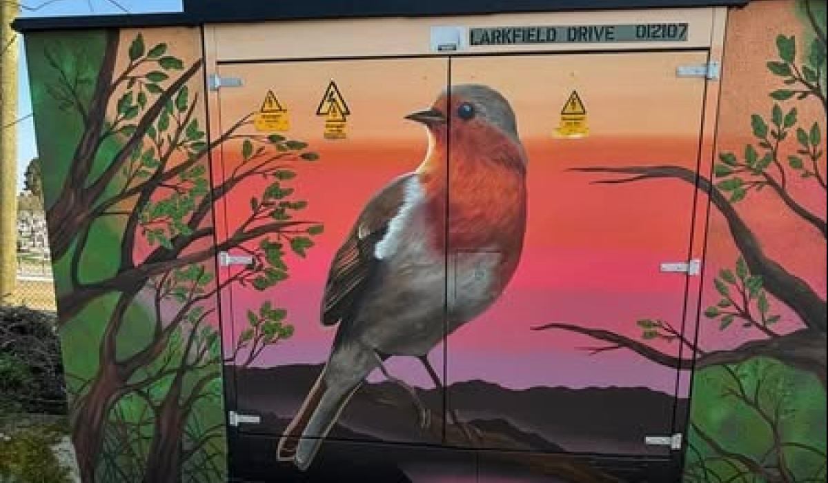 'Absolutely Gorgeous' Artist creates gorgeous mural on electrical box ...