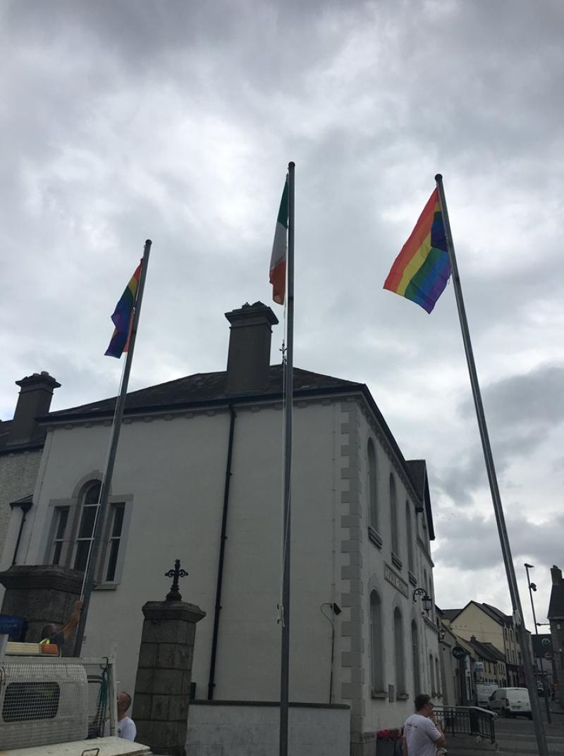 'History is made,' rainbow flag raised outside Carlow's Town Hall ahead ...