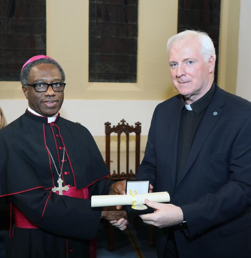 PICTURE: Carlow College, St Patrick's award the St Columbanus Medal to ...