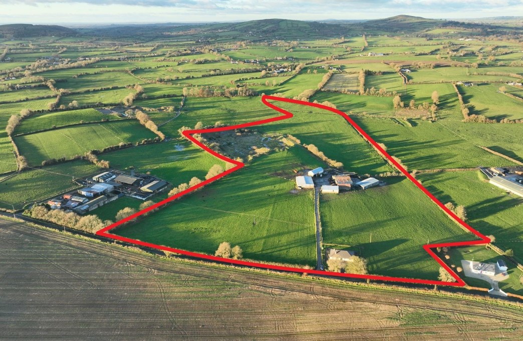 This residence and farmland on a thirty-eight acre site in Carlow is up ...